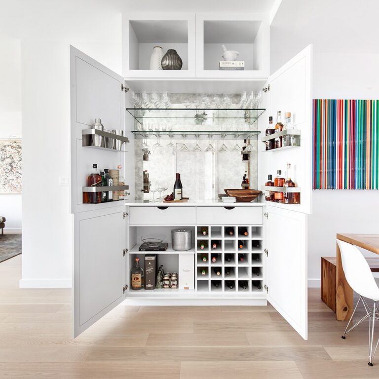 How To Set Up A Home Bar - Touijer Designs